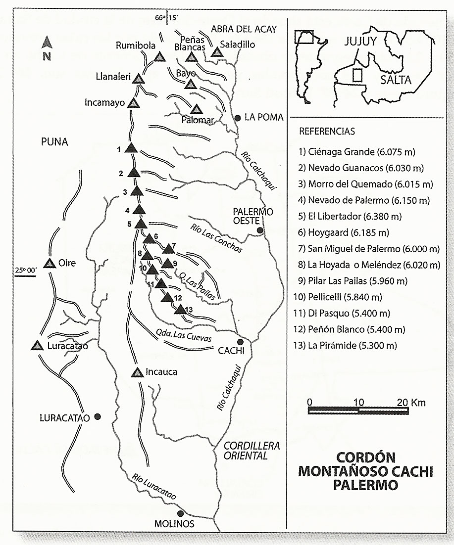 NOTA - Primera ascensión al Nevado de Guanacos